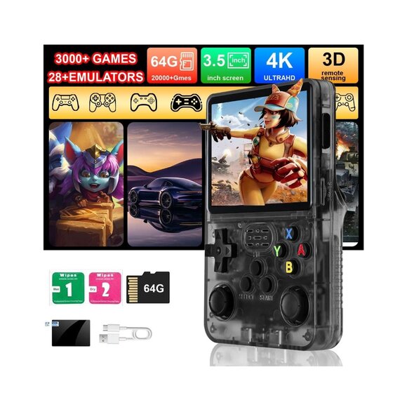XENPONAD | Video Games & Consoles | R36s Handheld Game Console 35 Ips ...